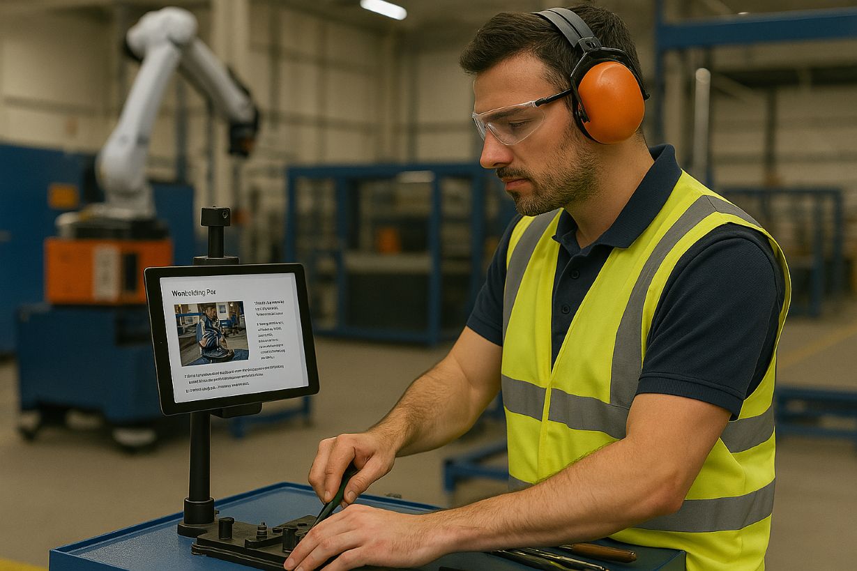 How MES Improves Manufacturing Work Instructions